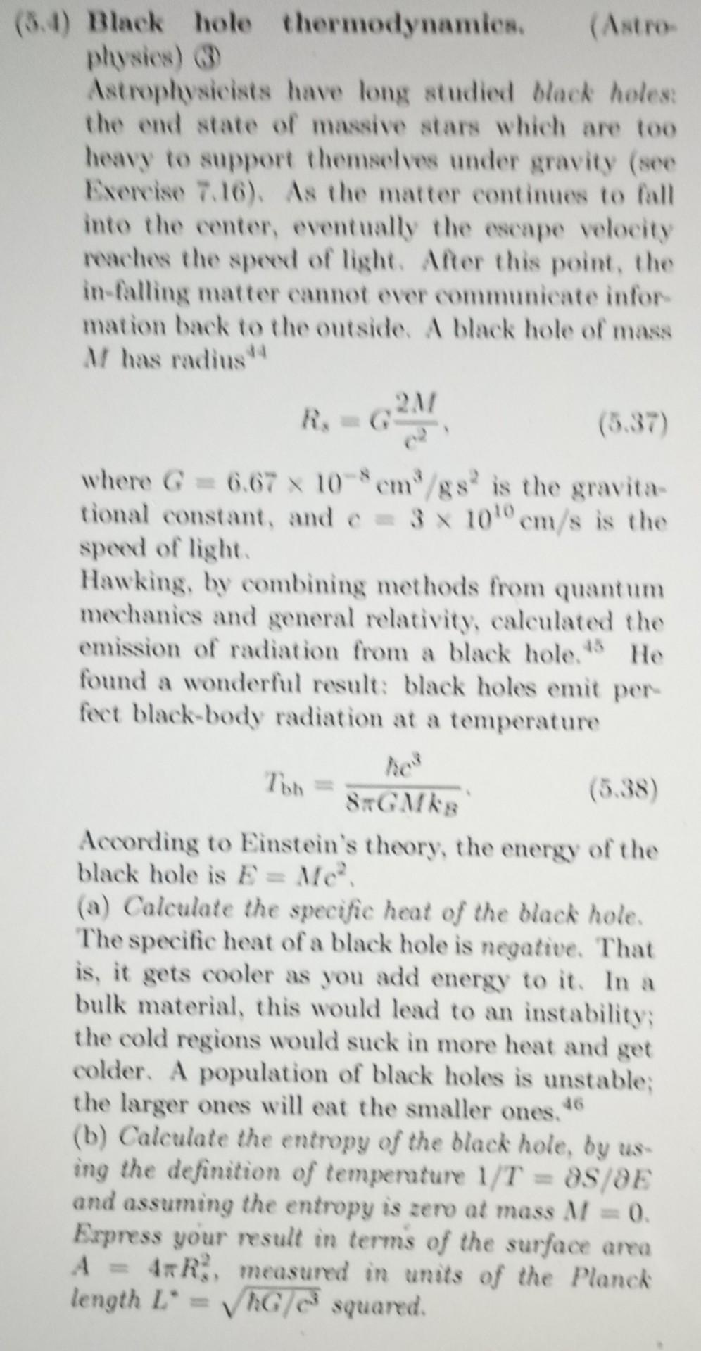 Solved How would I answer a Statistical Mechanics problem | Chegg.com