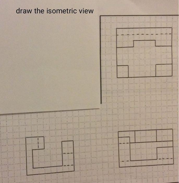 Solved draw the isometric view - - | Chegg.com
