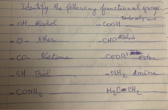 Solved - CoolH CHO Aldehyde - Identify the following | Chegg.com