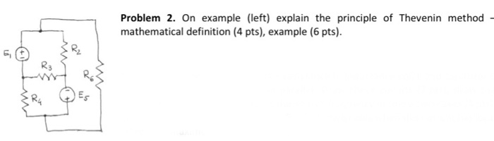 Solved Problem 2. On example (left) explain the principle of | Chegg.com