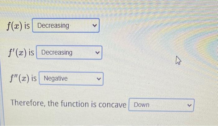Solved Therefore, the function is concave | Chegg.com