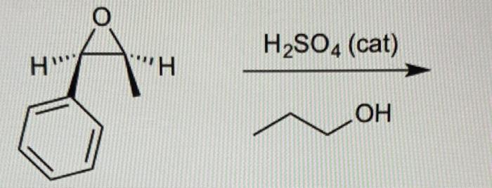 Solved H2SO4 (cat) Н" "Н ОН | Chegg.com