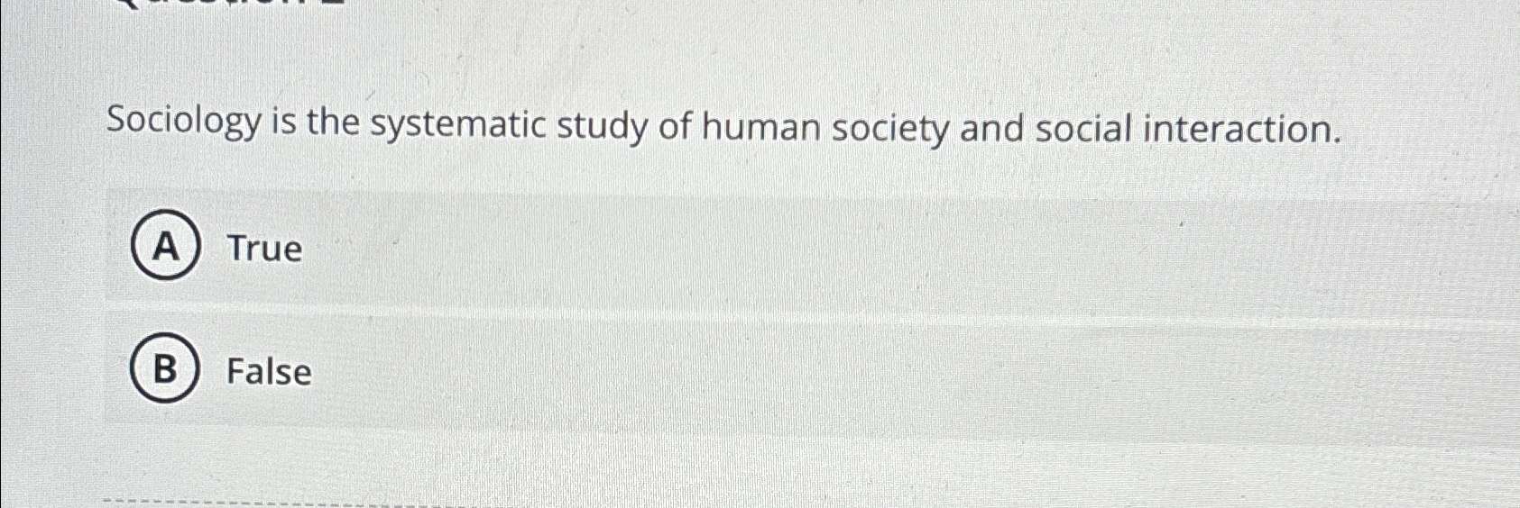 Solved Sociology is the systematic study of human society | Chegg.com