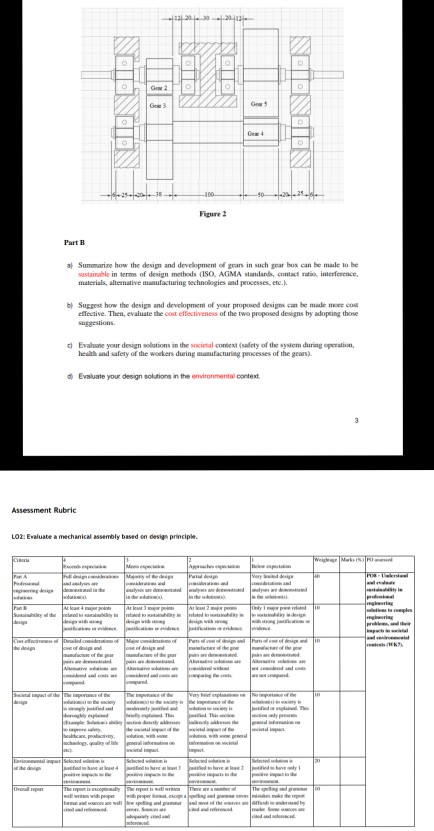 Problem Statement: Design of Gearbox Part A A | Chegg.com