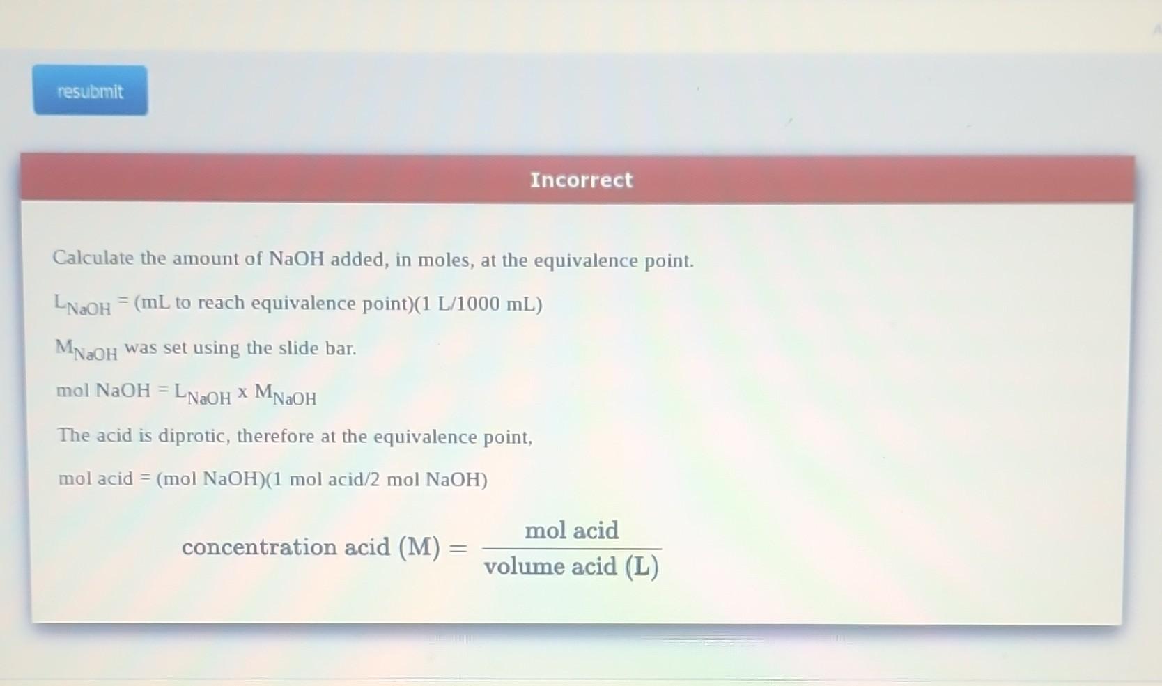 Explore acid-base titrations. Add Base NaOH solution | Chegg.com