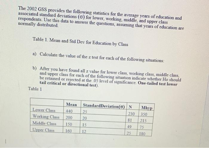 Solved .05 level of significance. one tail test lower tail | Chegg.com
