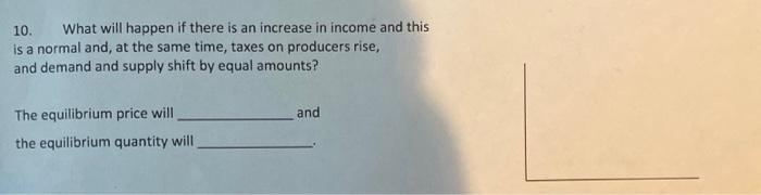Solved Directions: For each question, draw a market in | Chegg.com