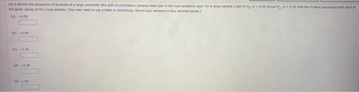 Solved (a) -0.58 : (b) -5.54 (c) -1.41 (a) -2.28 (4) 1.0 | Chegg.com