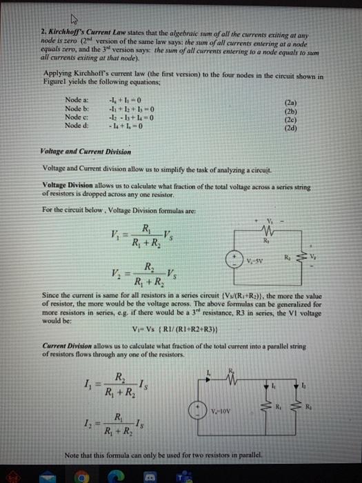 Solved LAMAR UNIVERSITY CIRCUITS LABORATORY EXPERIMENT 3: | Chegg.com