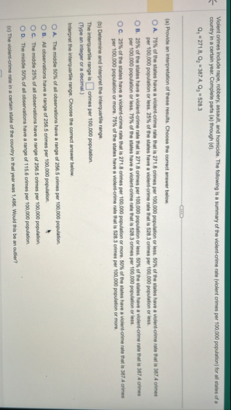 Solved Violent crimes include rape, robbery, assault, and | Chegg.com