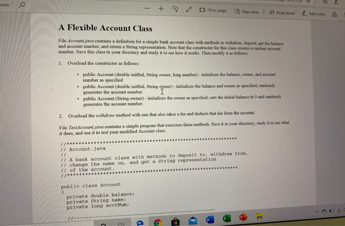 Solved C Uluk Ents Fit To Page Page View A Read Aloud 