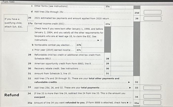 Solved Form 1040Form 1040 (2021) David R, and Ella M. Cole | Chegg.com