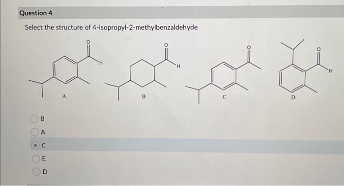 Solved The IUPAC name of the structure is: | Chegg.com
