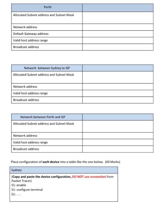 Solved Hello please if somebody can fill these tables i | Chegg.com