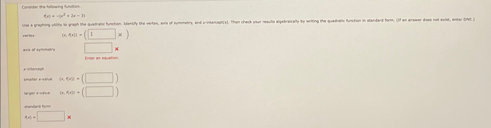Solved Consider the following | Chegg.com