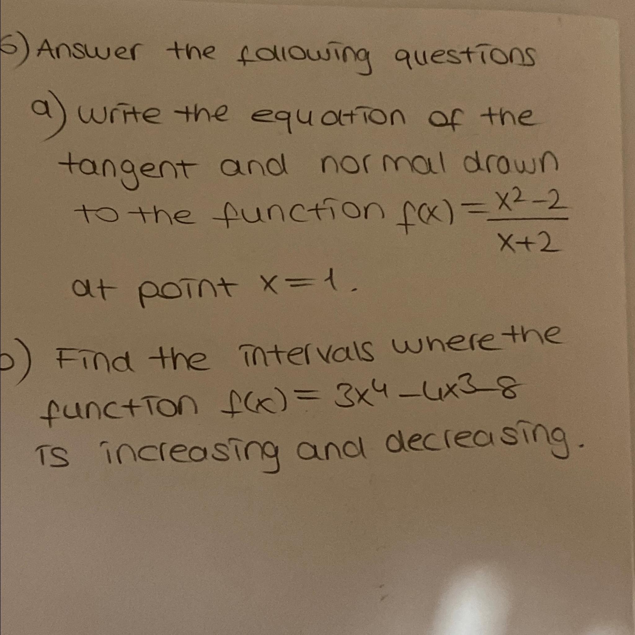 Solved Answer the following questionsa) ﻿write the equation | Chegg.com