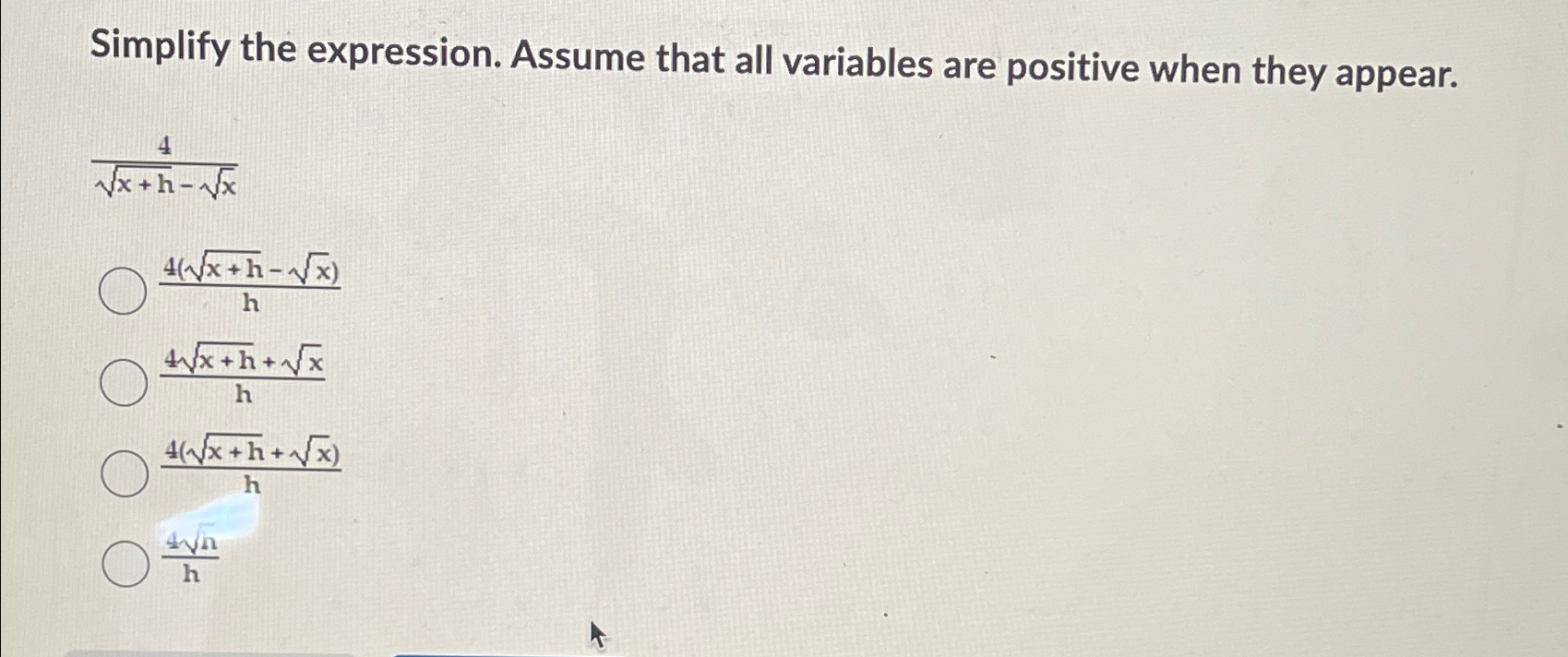Solved Simplify the expression. Assume that all variables | Chegg.com