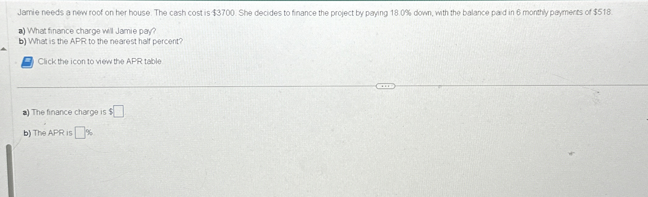 Solved Jamie needs a new roof on her house. The cash cost is | Chegg.com