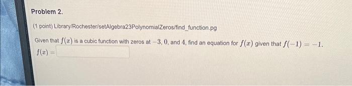 (1 point) | Chegg.com