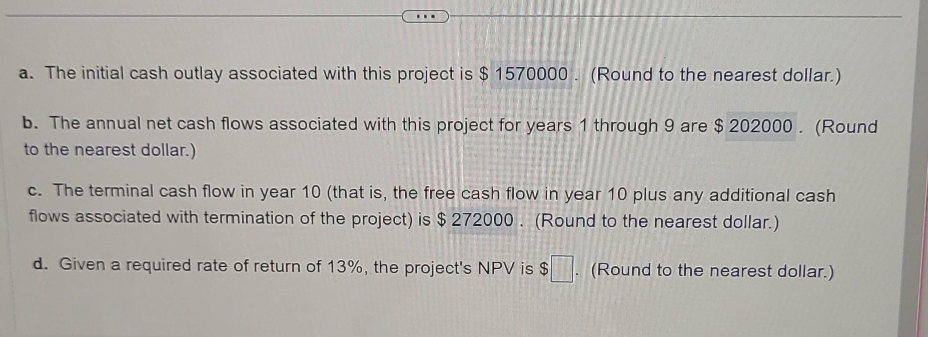 Solved (Related to Checkpoint 12.1) (Calculating project | Chegg.com