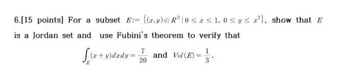 Solved 6.[15 points] For a subset | Chegg.com