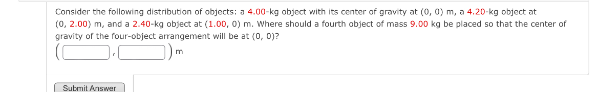 Solved Consider the following distribution of objects: a | Chegg.com