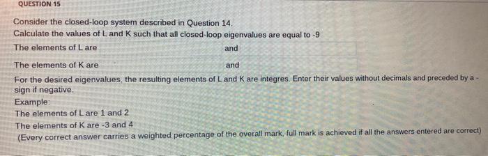 Solved Consider the closed-loop system described in Question | Chegg.com