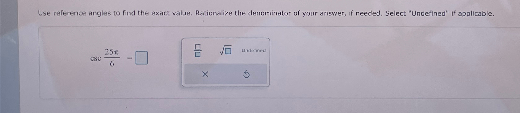 Solved Use reference angles to find the exact value. | Chegg.com