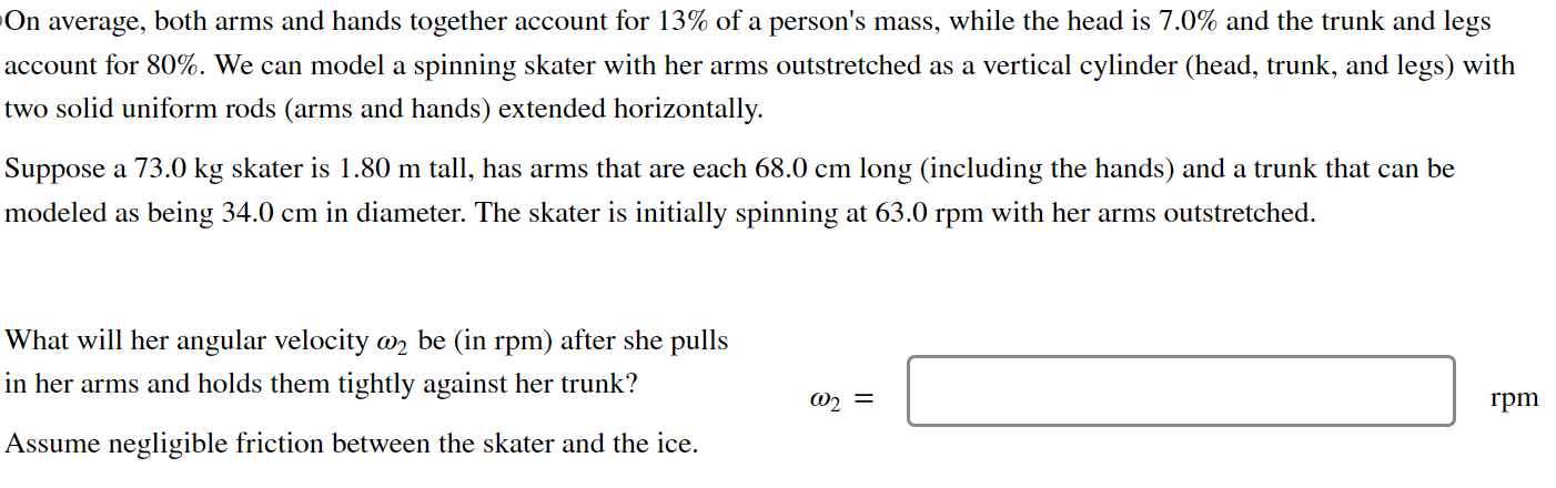 Solved On average, both arms and hands together account for | Chegg.com