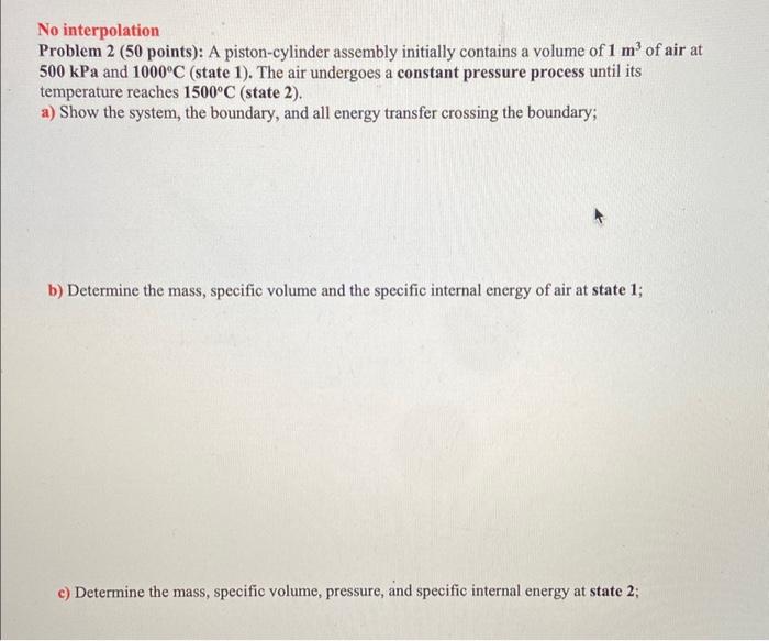 Solved No interpolation Problem 2 (50 points): A | Chegg.com