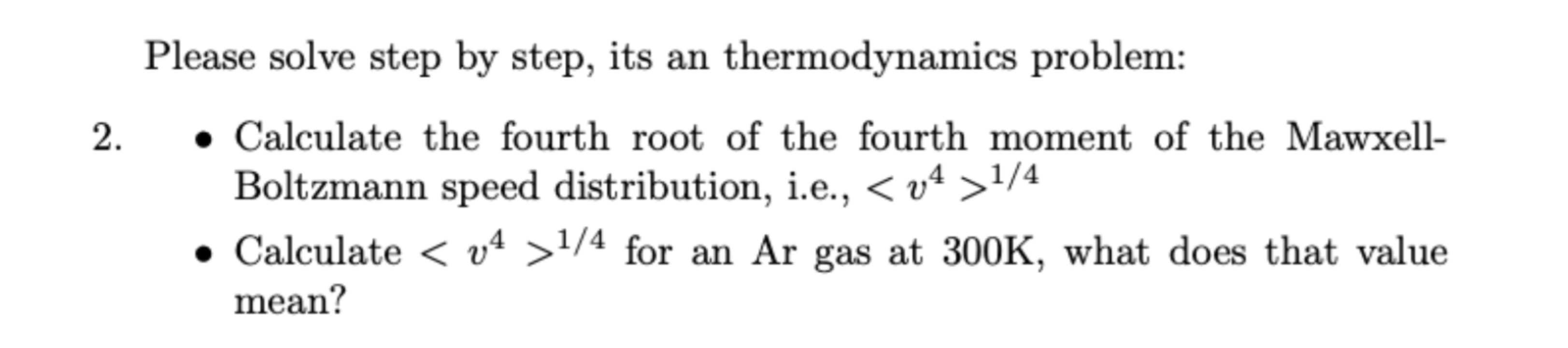 Solved Please solve step by step, its an thermodynamics | Chegg.com