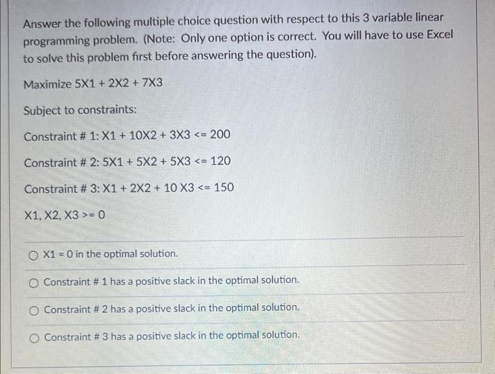 Solved Answer the following multiple choice question with | Chegg.com