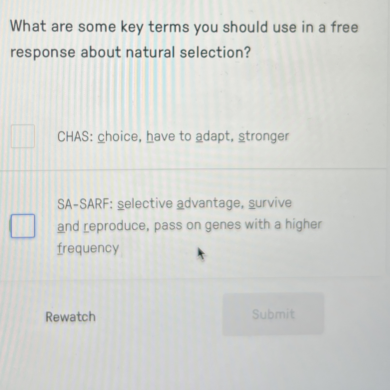 Solved What are some key terms you should use in a free | Chegg.com