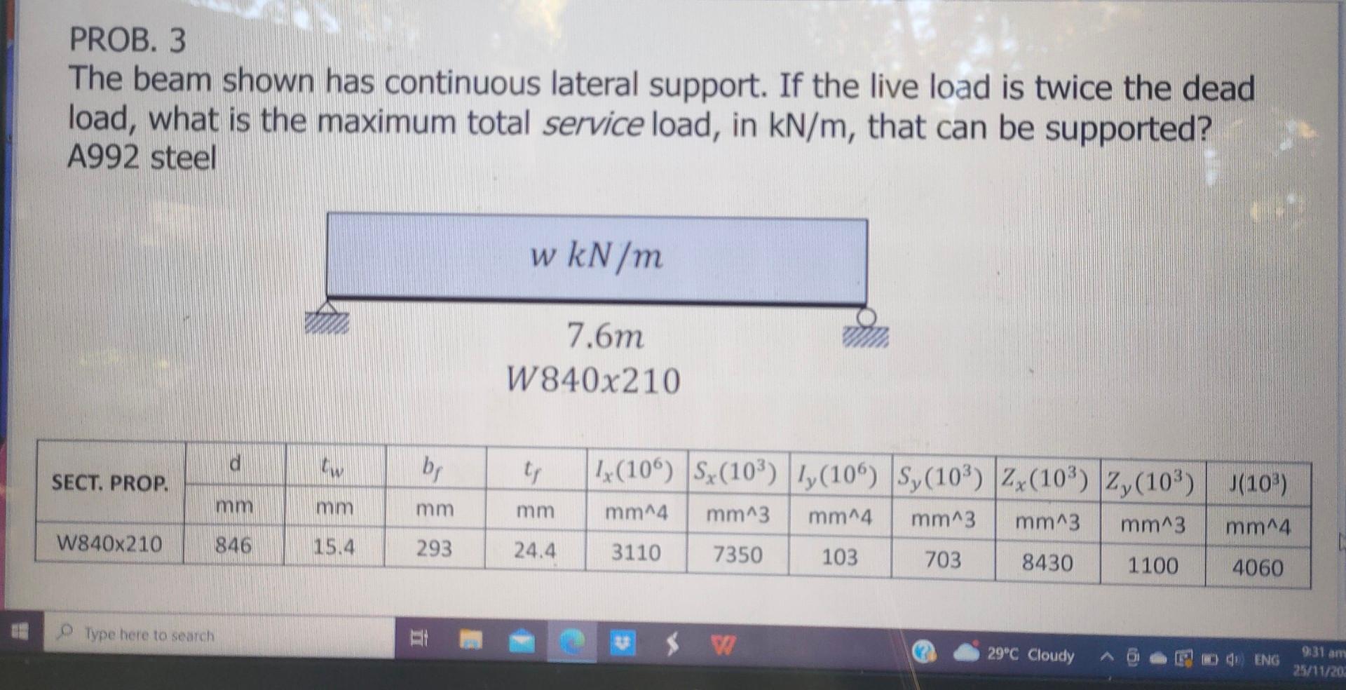 Solved PROB. 1 Use NSCP 2015 and design the bolt size for | Chegg.com