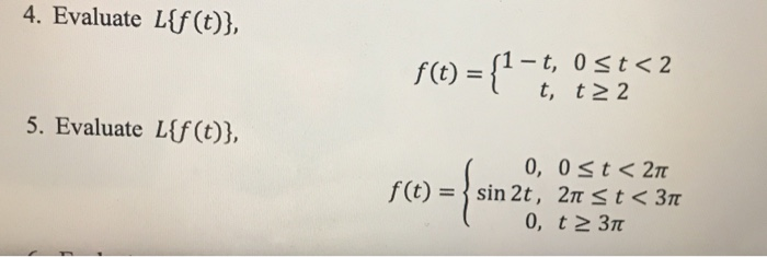 Solved Topi: second translation theorem ( unit step | Chegg.com