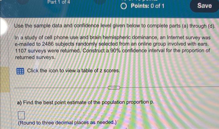 Solved helppp!!also need b) margin of error of Ec) construct | Chegg.com