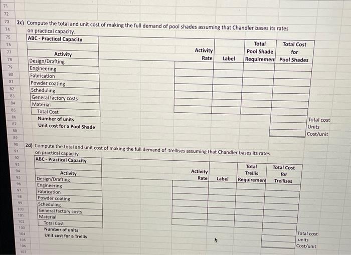 Exhibit 1 Existing Capacity Available and Used and | Chegg.com