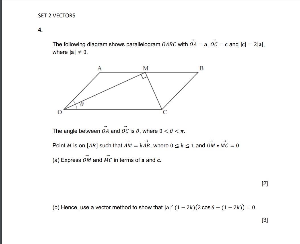 Solved SET 2 ﻿VECTORS4.The following diagram shows | Chegg.com