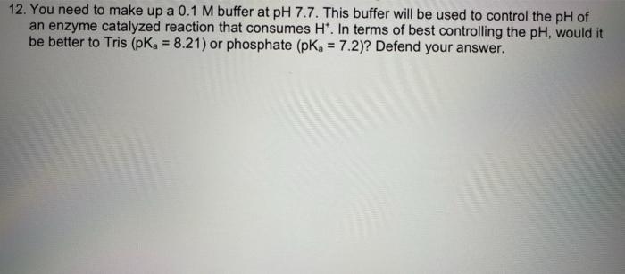Solved Weak acids and bases, titrations, buffers, pH 8. What | Chegg.com