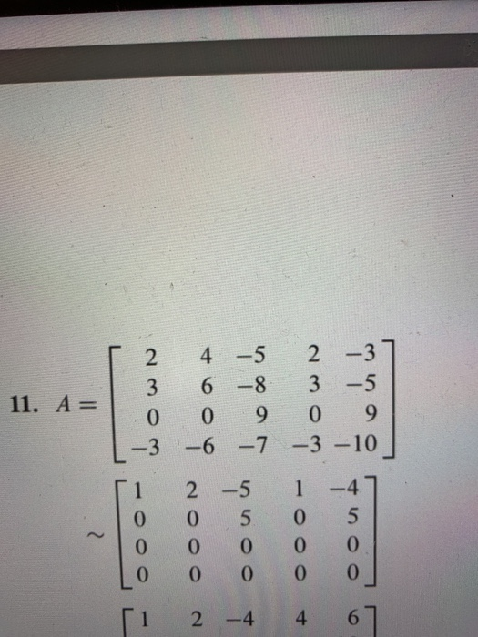 Solved Ax b. Exercises 23-26 display a matrix A and an | Chegg.com
