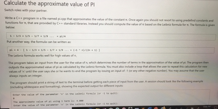 Solved Calculate the approximate value of P Switch roles | Chegg.com