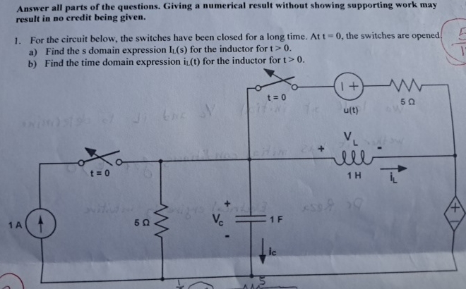 Solved Answer all parts of the questions. Giving a numerical | Chegg.com