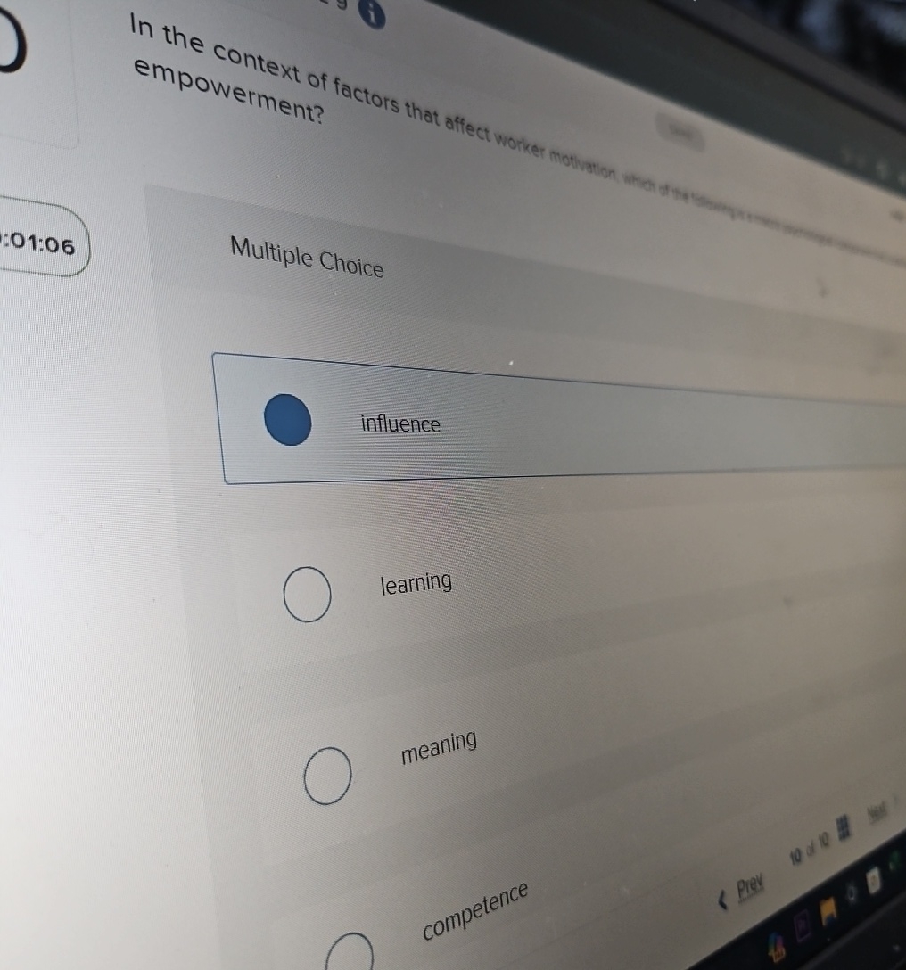 Solved In the context of empowerment? empowerment?Multiple | Chegg.com