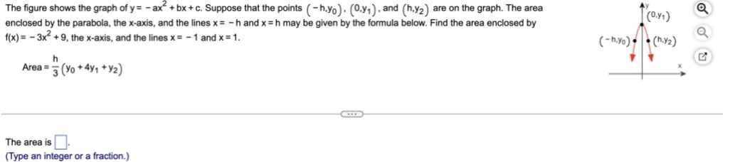 Solved The figure shows the graph of y=-ax2+bx+c. ﻿Suppose | Chegg.com