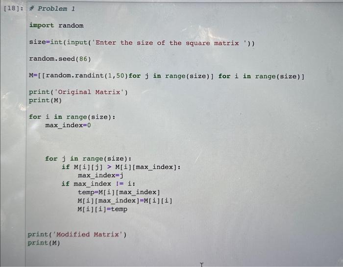 Solved This is my code and my output . Can you please help | Chegg.com