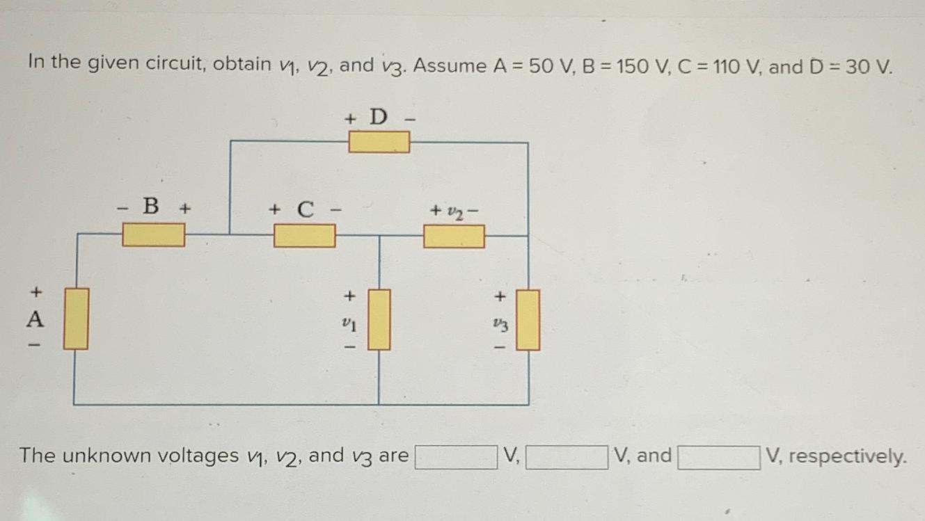Solved In the given circuit, obtain v_(1),v_(2), and v_(3). | Chegg.com