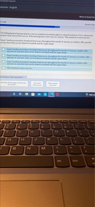 rammar English Return to Stayan De The following word | Chegg.com