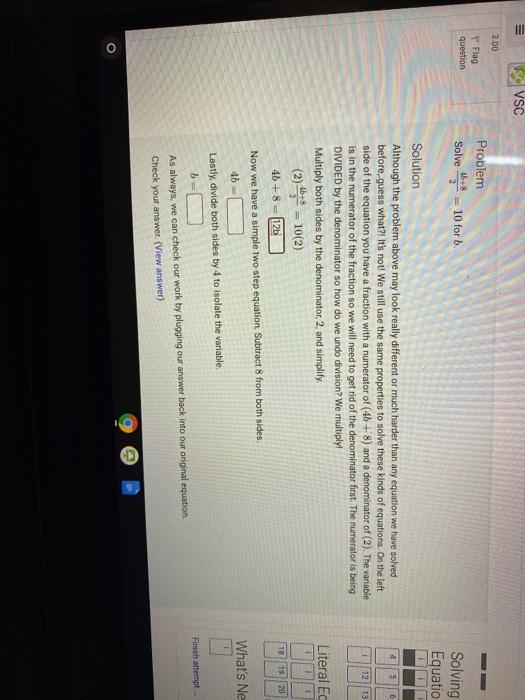 Solved side of the equation you have a fraction with a | Chegg.com