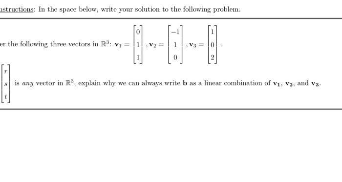 Solved astructions: In the space below, write your solution | Chegg.com