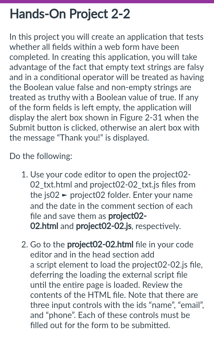 Solved Hands-On Project 2-2 In this project you will create | Chegg.com